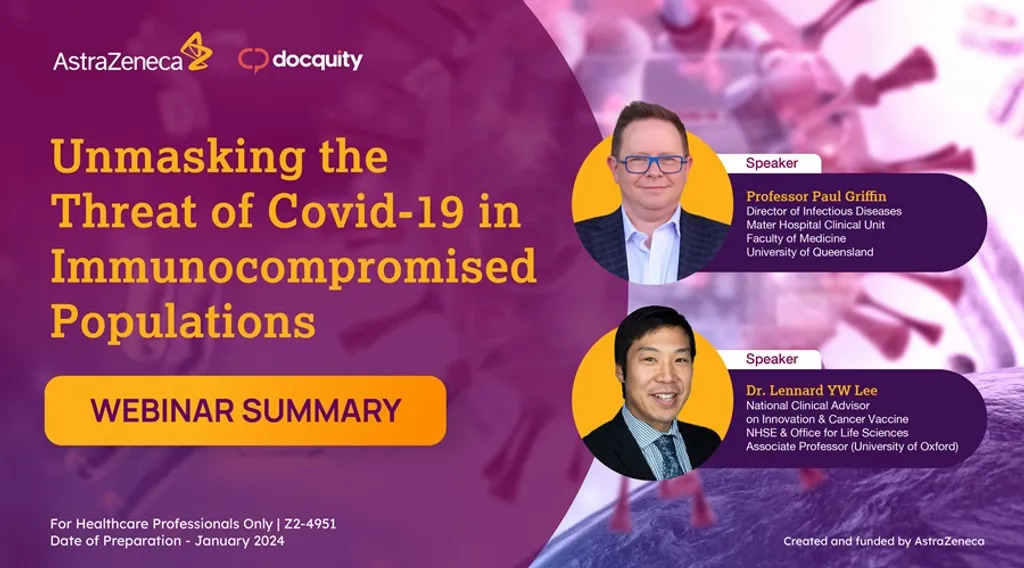 Masterclass 1: Unmasking the Threat of COVID-19 in Immunocompromised ...