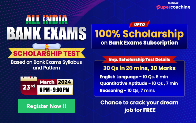 All India Banking Exams Scholarship Test- Register Now to Win a 100% ...