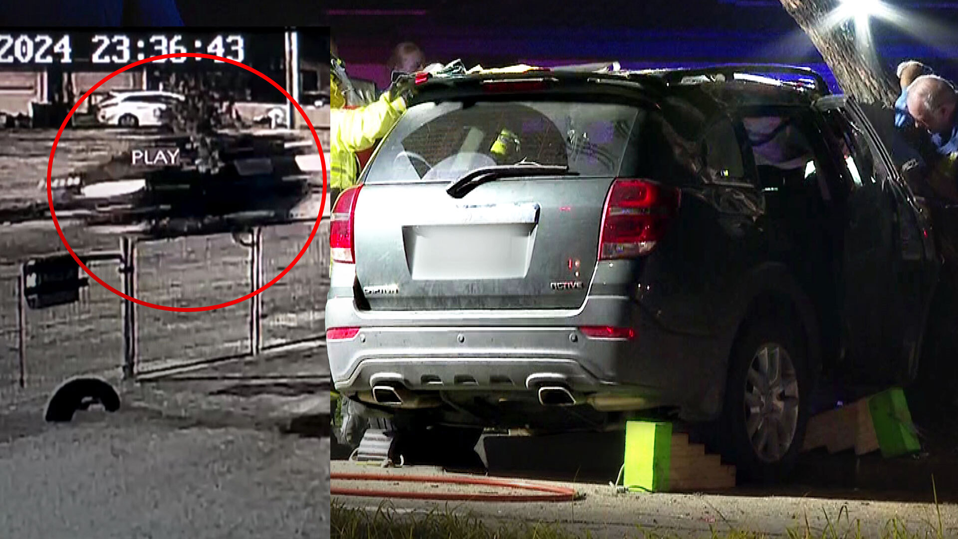 WATCH: Teen injured in SUV rollover during alleged pursuit