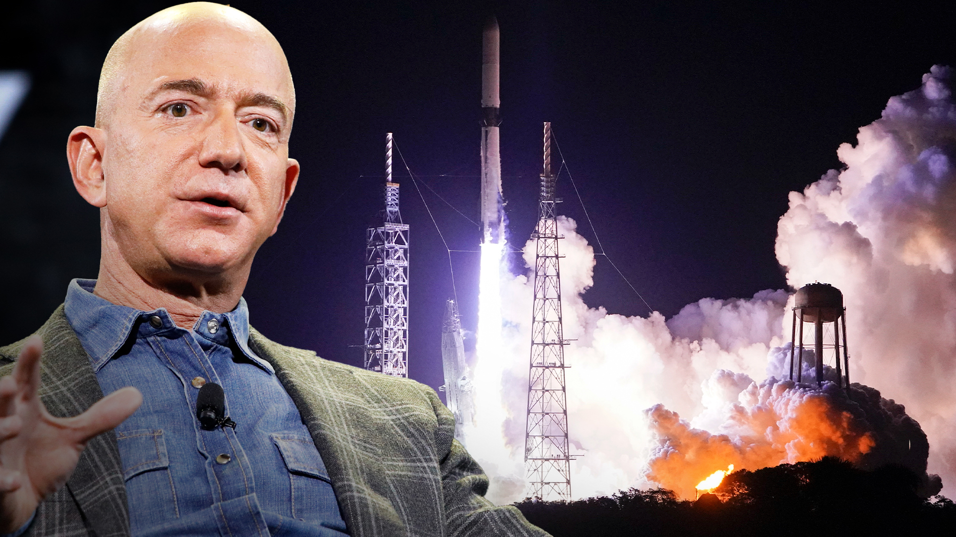 Jeff Bezos Blue Origin rocket blasts off on first test flight