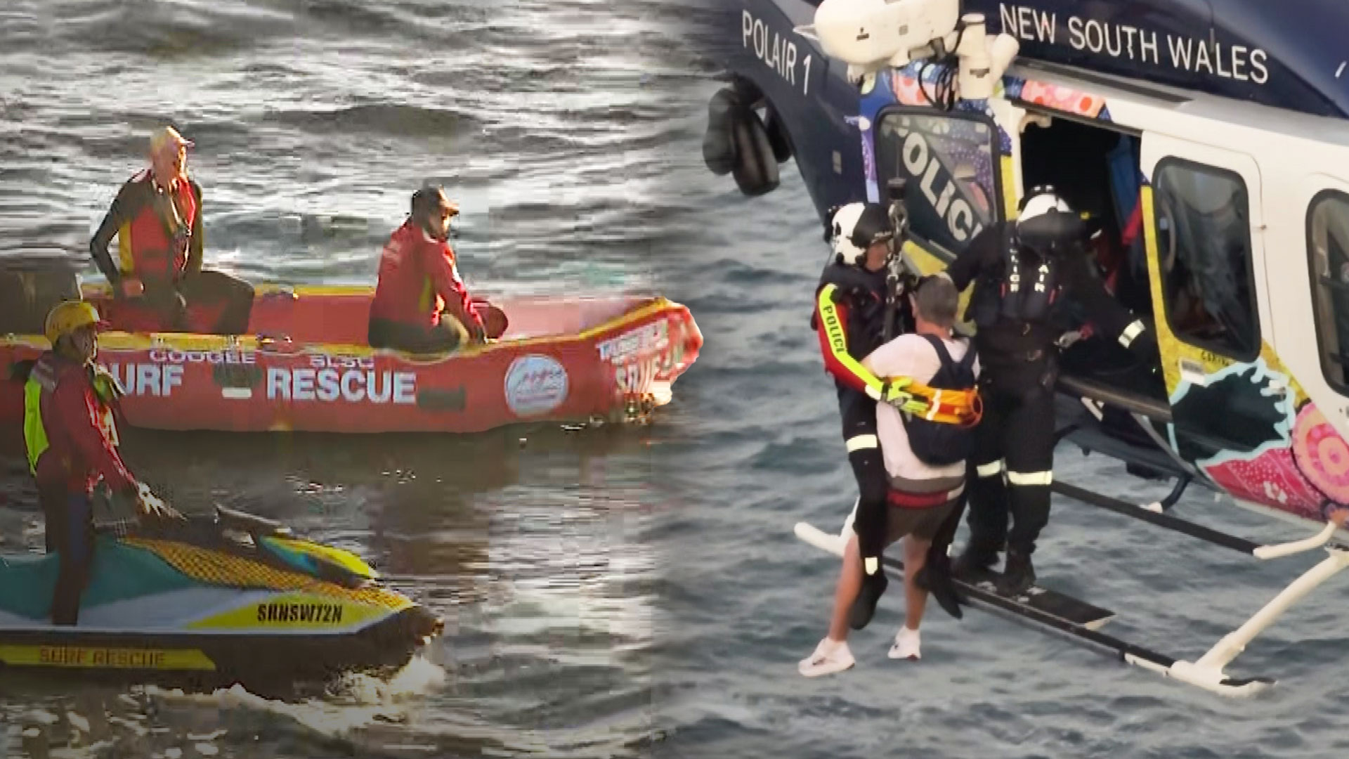 WATCH: More than half a dozen water rescues made in Sydney