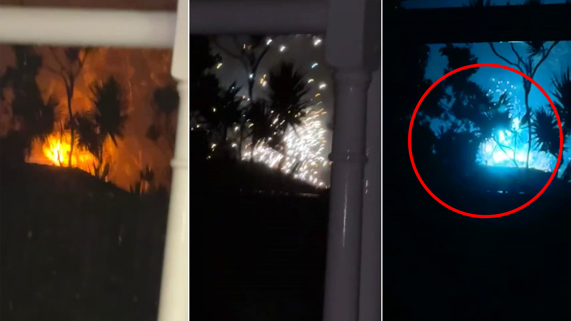 WATCH: Power box explodes during Ex-Tropical Cyclone Alfred