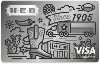 The H-E-B Visa Signature® Credit Card powered by Imprint